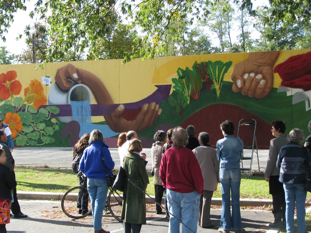 Community Celebrates Mural and Farm Expansion Today! – ECO City Farms